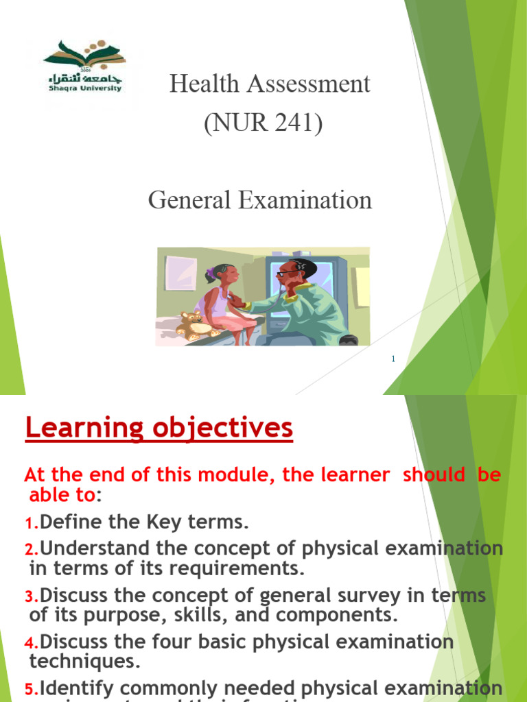2 General Examination | PDF | Physical Examination | Body Mass Index