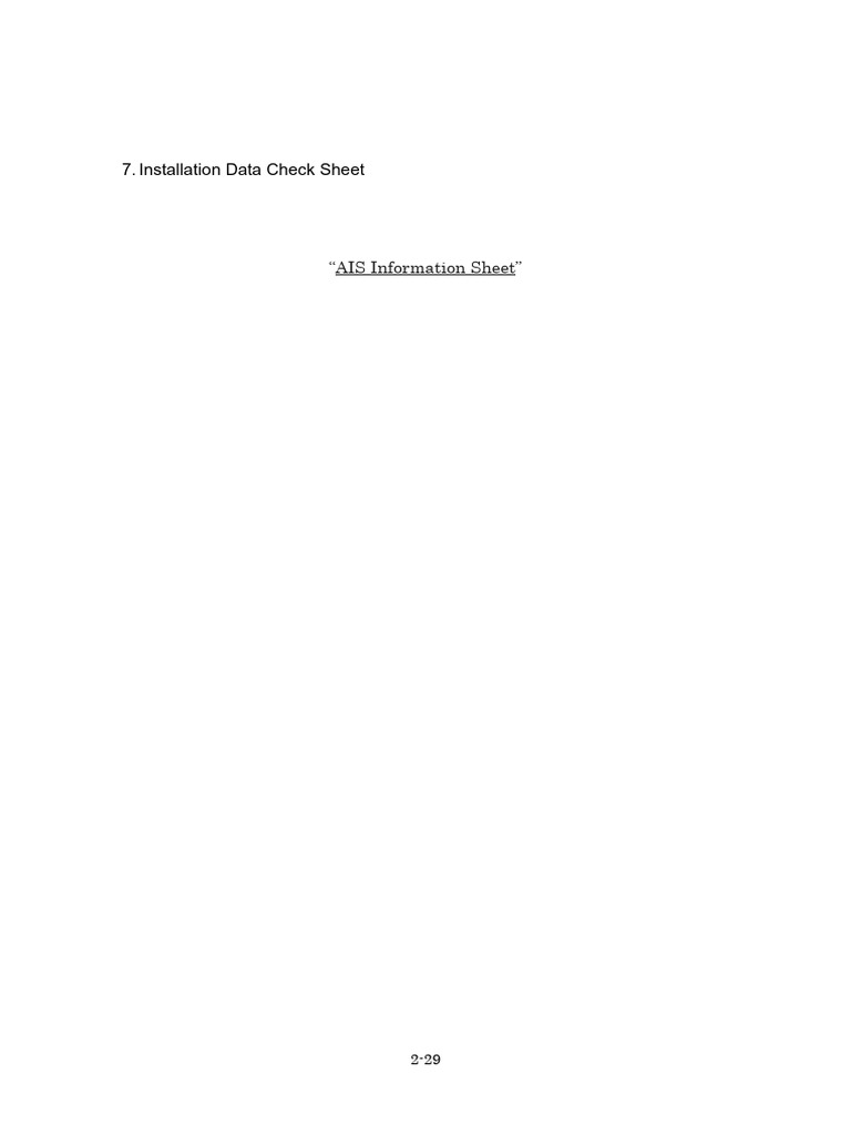AIS Equipment Initialization Guide | PDF | Global Positioning System ...