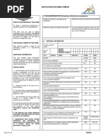 PSC Form 3-2 - Job Application Form | PDF