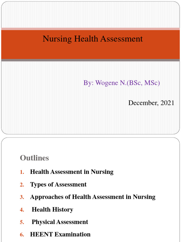 0 Health Assessment HEENT | PDF | Visual Acuity | Neck