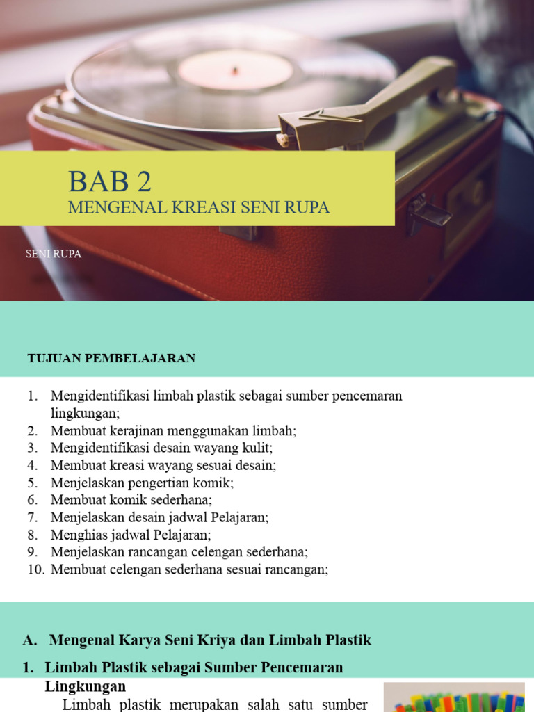 Seni Rupa-Bab 2 Membuat Kreasi Seni Rupa | PDF | Seni