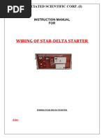Three (3) Phase Star Delta Motor Connection Diagram | PDF | Electric ...