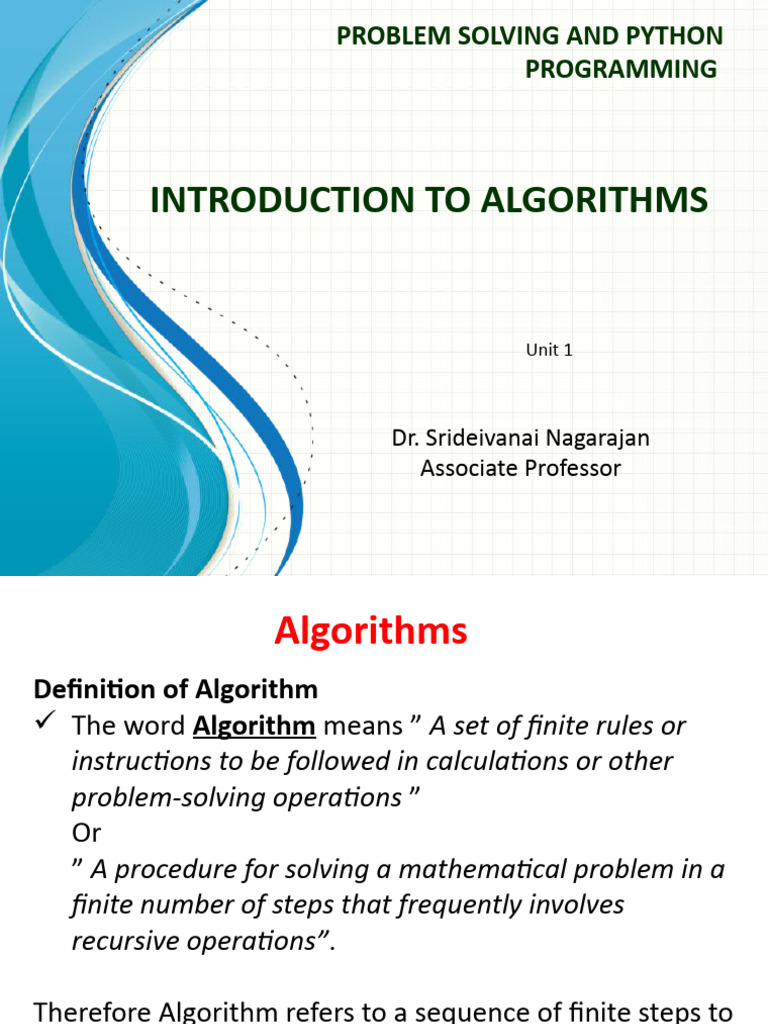 Algorithm | PDF | Algorithms | Control Flow