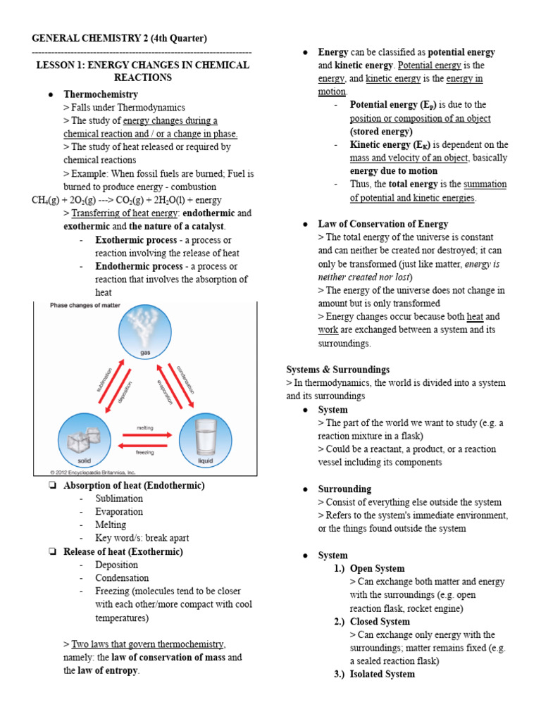 GENCHEM 2 4th Quarter | PDF | Reaction Rate | Chemical Equilibrium
