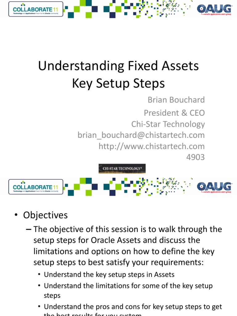 R12 FA Key Setups Steps | PDF | Depreciation | Copyright