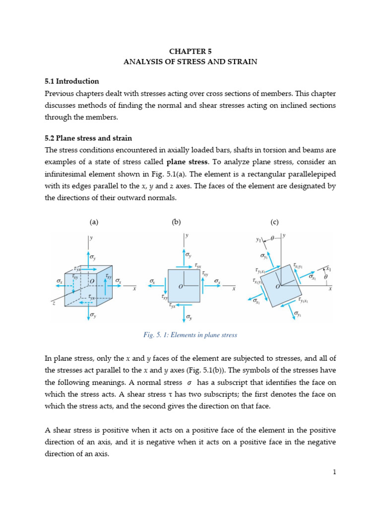 CSE 125 Stress, Strain, Theories of Failure | PDF | Deformation ... CSE 125 Stress, Strain, Theories of Failure | PDF | Deformation ...