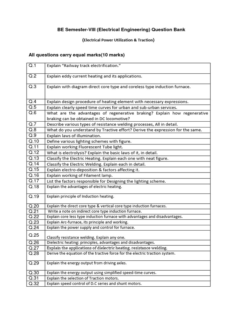 Electrical Power Utilization | PDF | Electromagnetic Induction ...