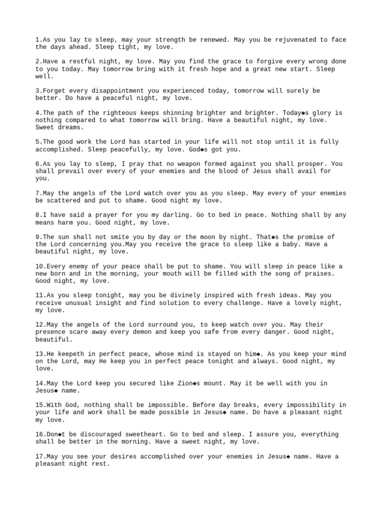 Good-Evening-Prayer 2 | PDF | Dream | Prayer