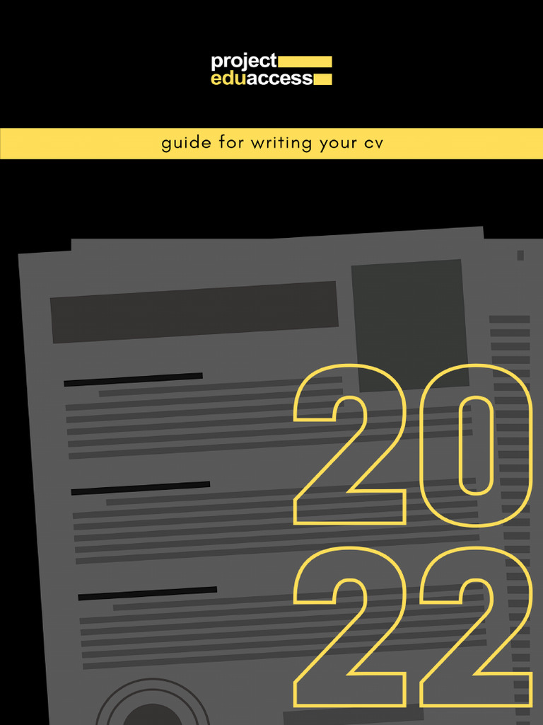 Guide for Writing CV | PDF | Academic Degree | Résumé