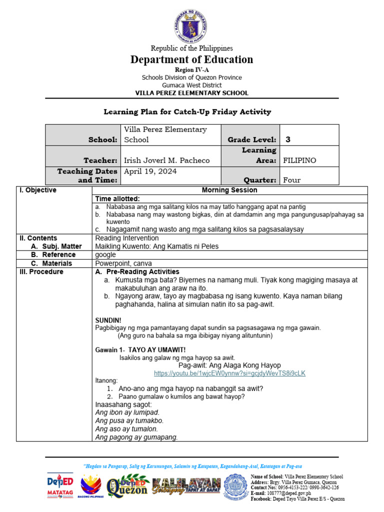 Week 3 - Nrp-Filipino | PDF