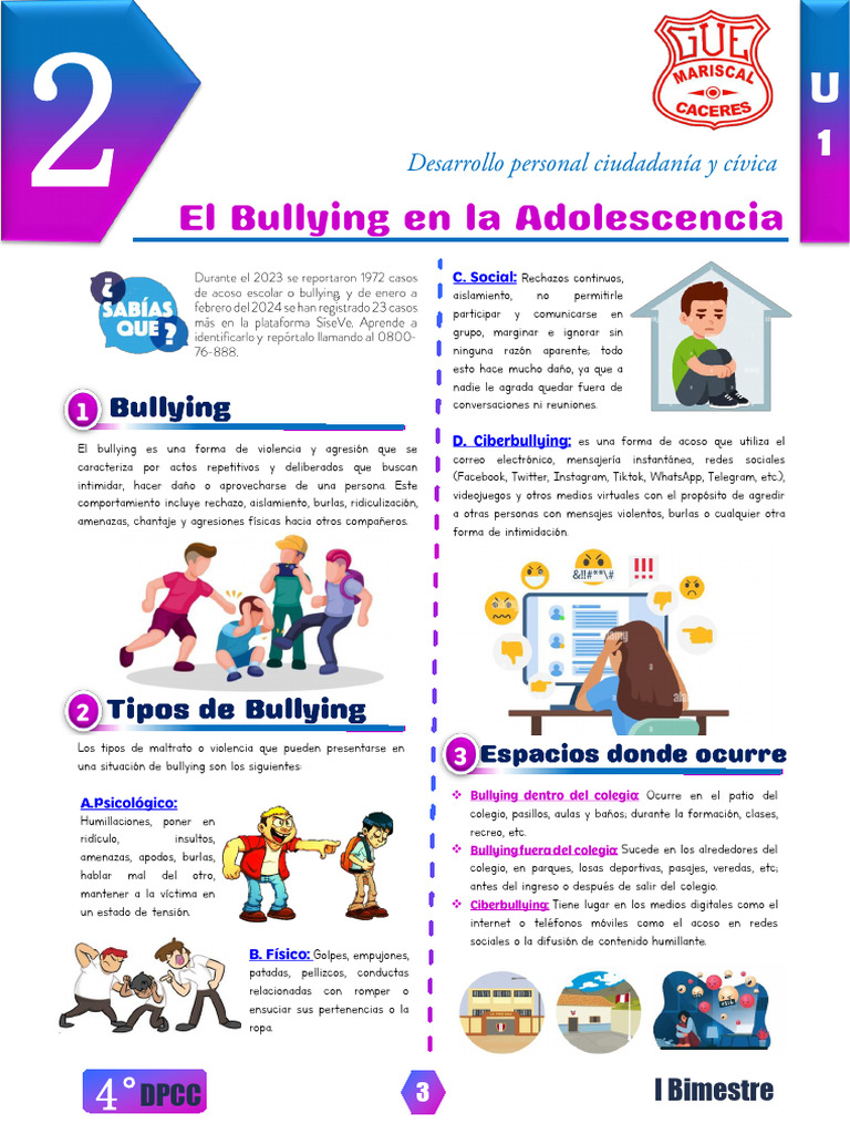 Prevención y Consecuencias del Bullying | PDF | Ciencias del ...