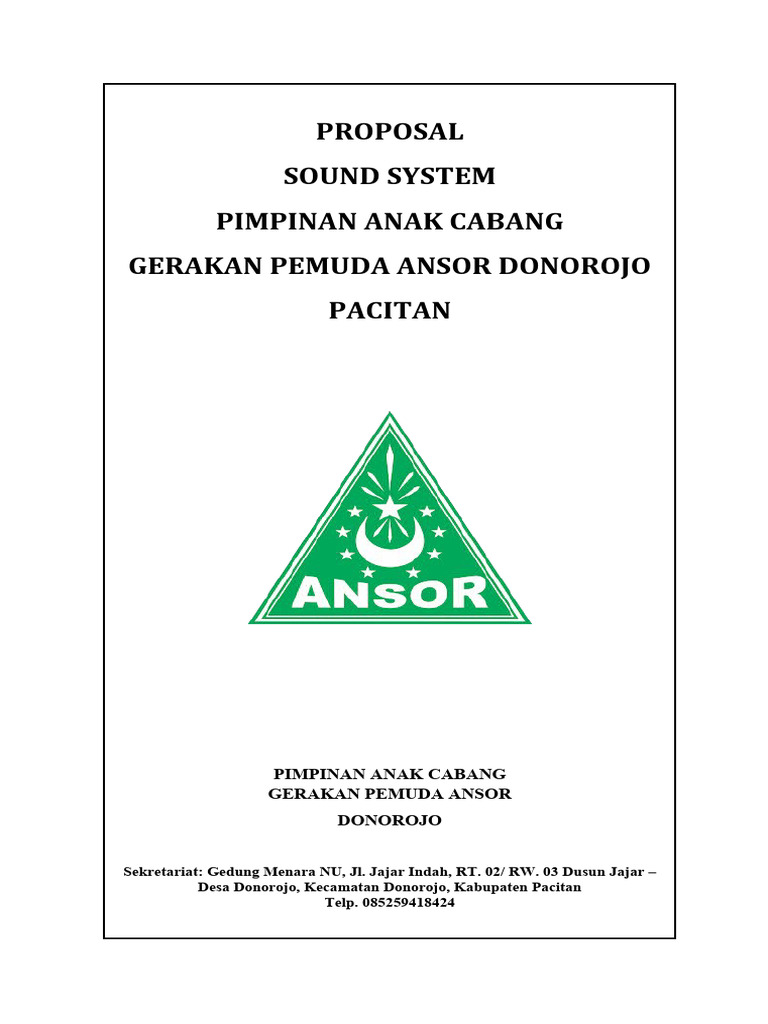 Proposal Sound | PDF