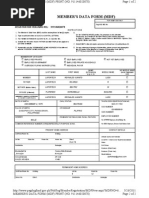 Pag-IBIG Member's Data Form (MDF) | PDF | Birth Certificate | Government