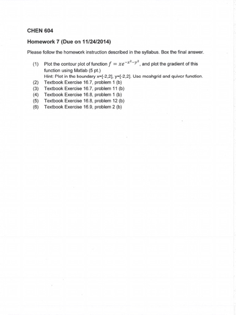 Homework 6 Solution | PDF