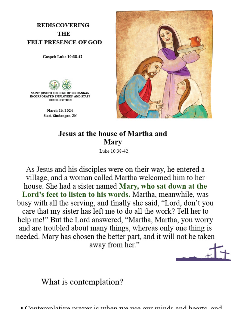 SJCSI Recollection | PDF | Christian Mysticism | Jesus