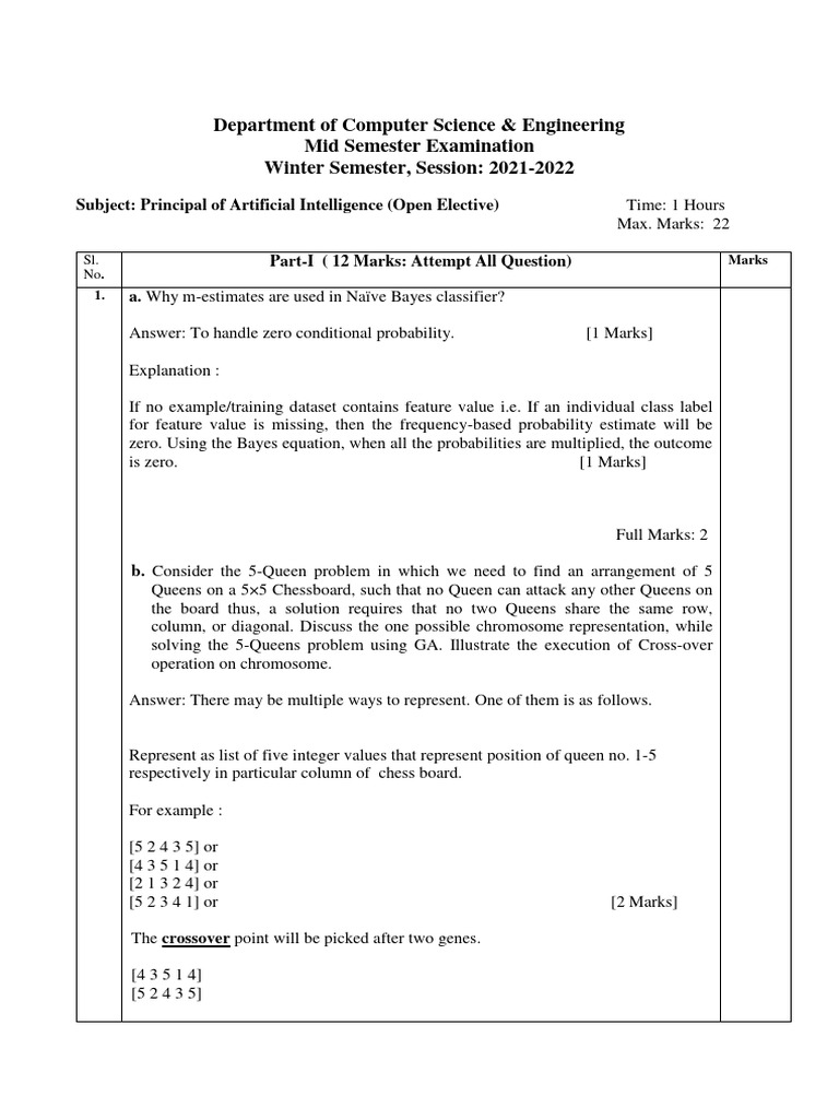 PAL_MID_21_22_Model_Answer | PDF | Applied Mathematics | Algorithms