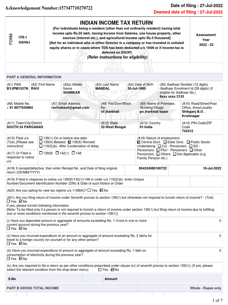 Form PDF 157347710270722 | PDF | Tax Refund | Taxes