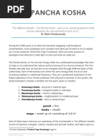 Study Material Panchkosha (VAC) - Holistic Development of Personality ...