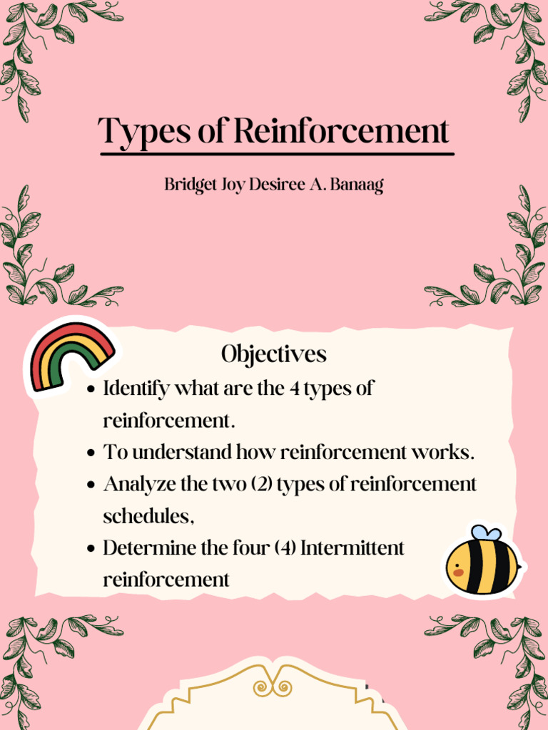 Understanding Types of Reinforcement | PDF | Reinforcement | Scientific ...