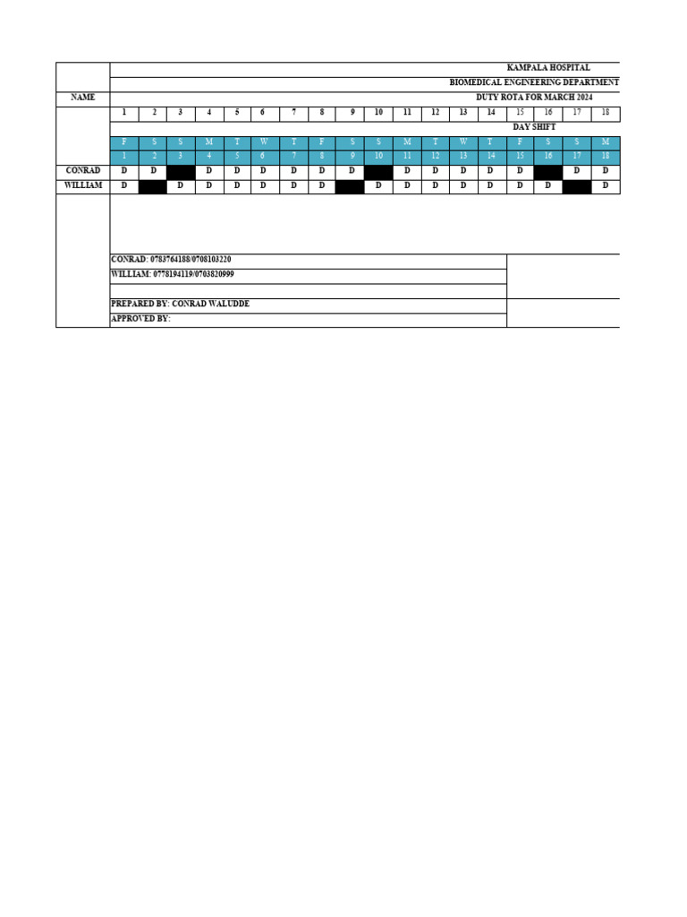 2024 Rota March | PDF