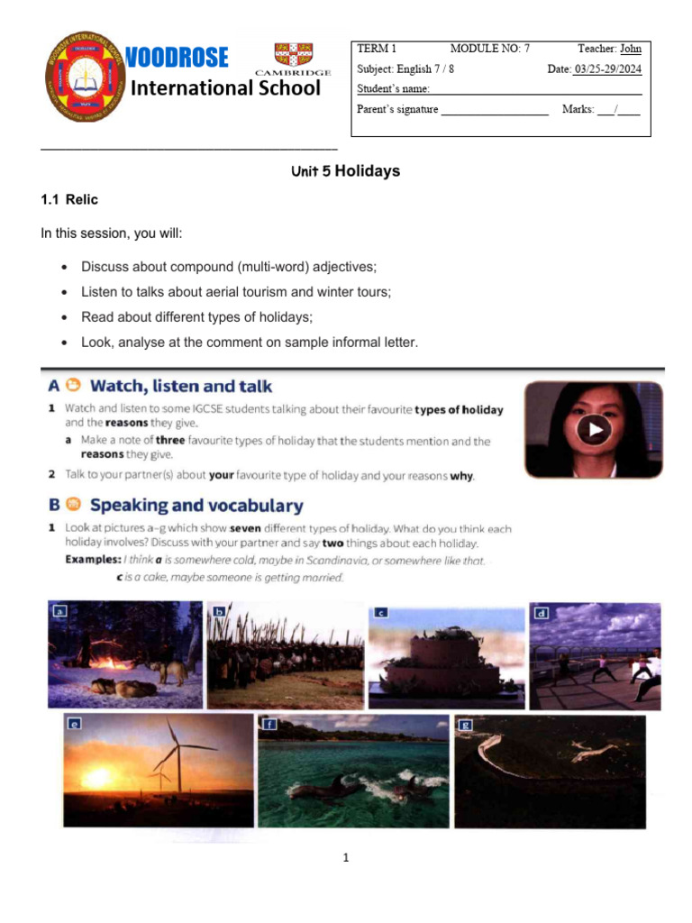 Module 7 English 7-8 | PDF