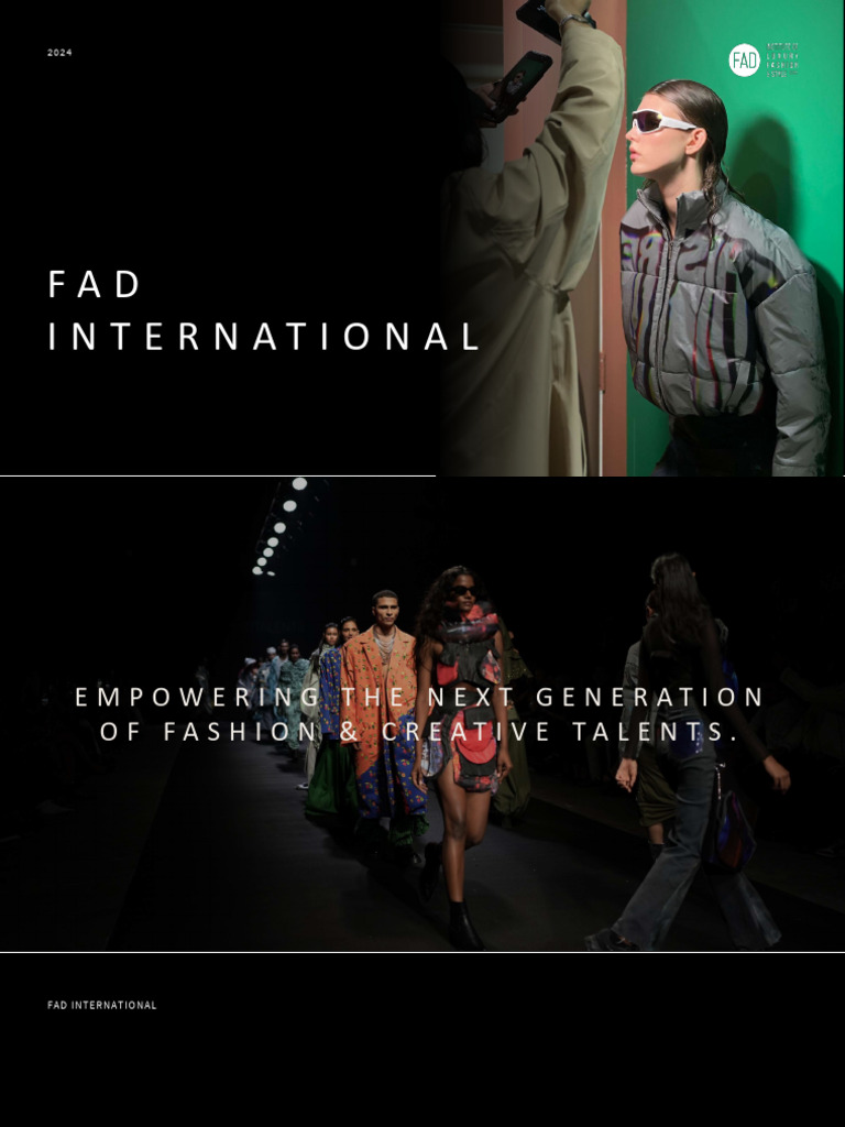 FAD International 2024 Course Overview | PDF | Fashion | Clothing