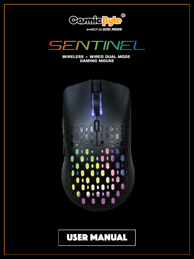 Cosmic Byte Sentinel Mouse User Manual | PDF