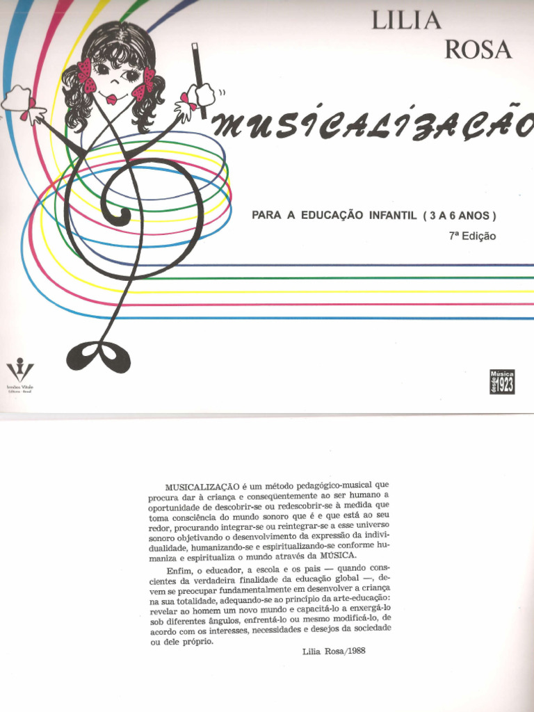Apostila - Lilia Rosa - Musicalização Infantil | PDF