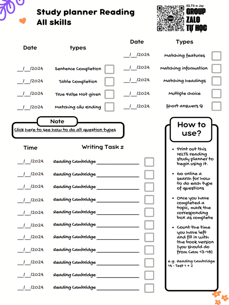 Study Planner | PDF | International English Language Testing System ...