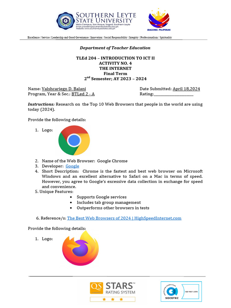 Web-Browers BALANI | PDF | Internet Explorer | Safari (Web Browser)