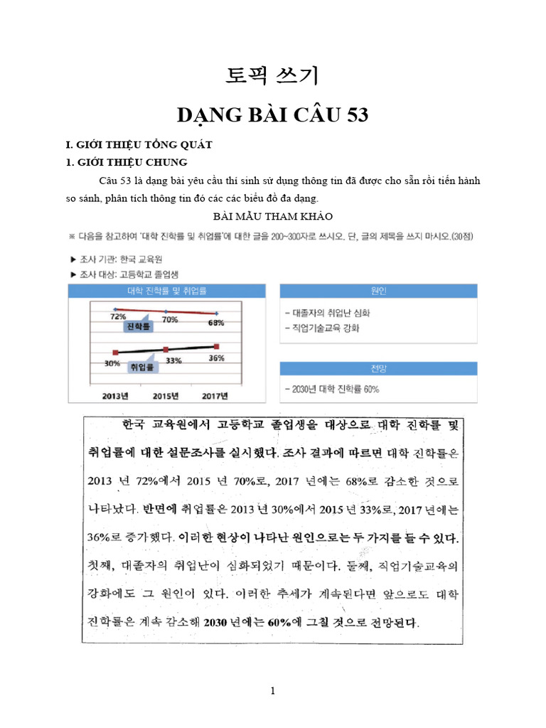 Dạng Bài Câu 53 Topik | PDF