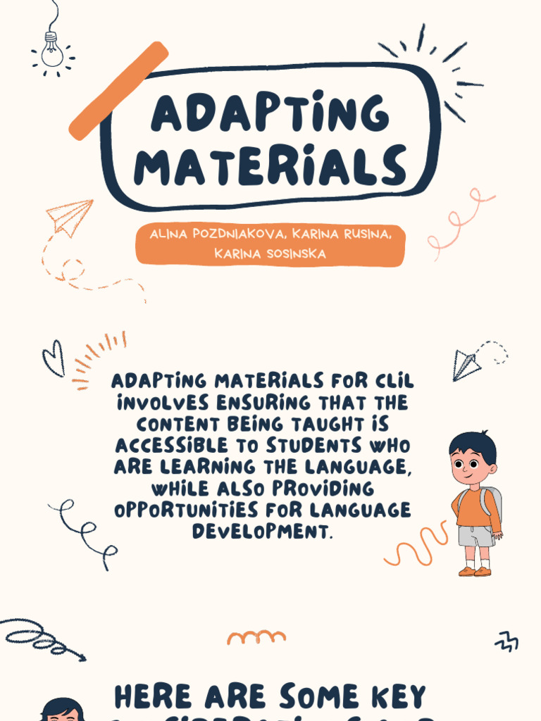 Adapting Materials | PDF | Learning | Photosynthesis
