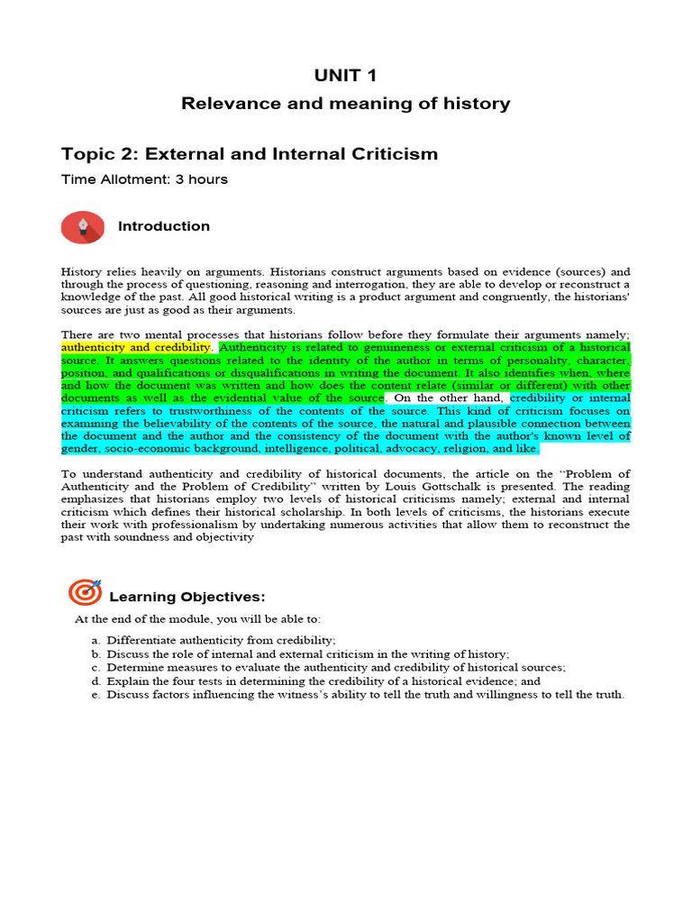 Unit-1-Topic-2 | PDF | Witness | Testimony