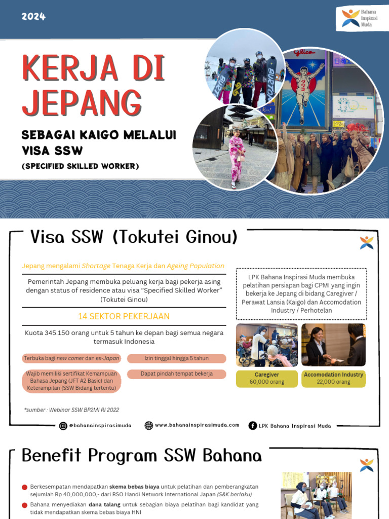 Penjelasan Program SSW Kaigo 2024 | PDF