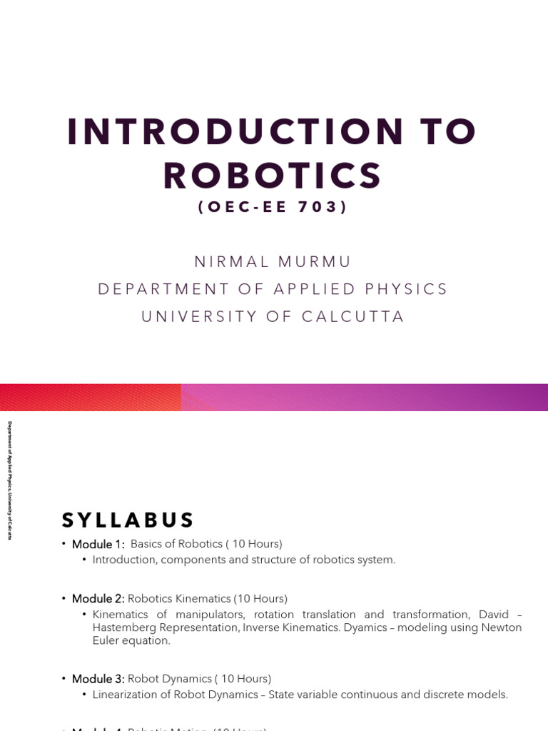 2.forward Kinematics | PDF | Rotation | Kinematics
