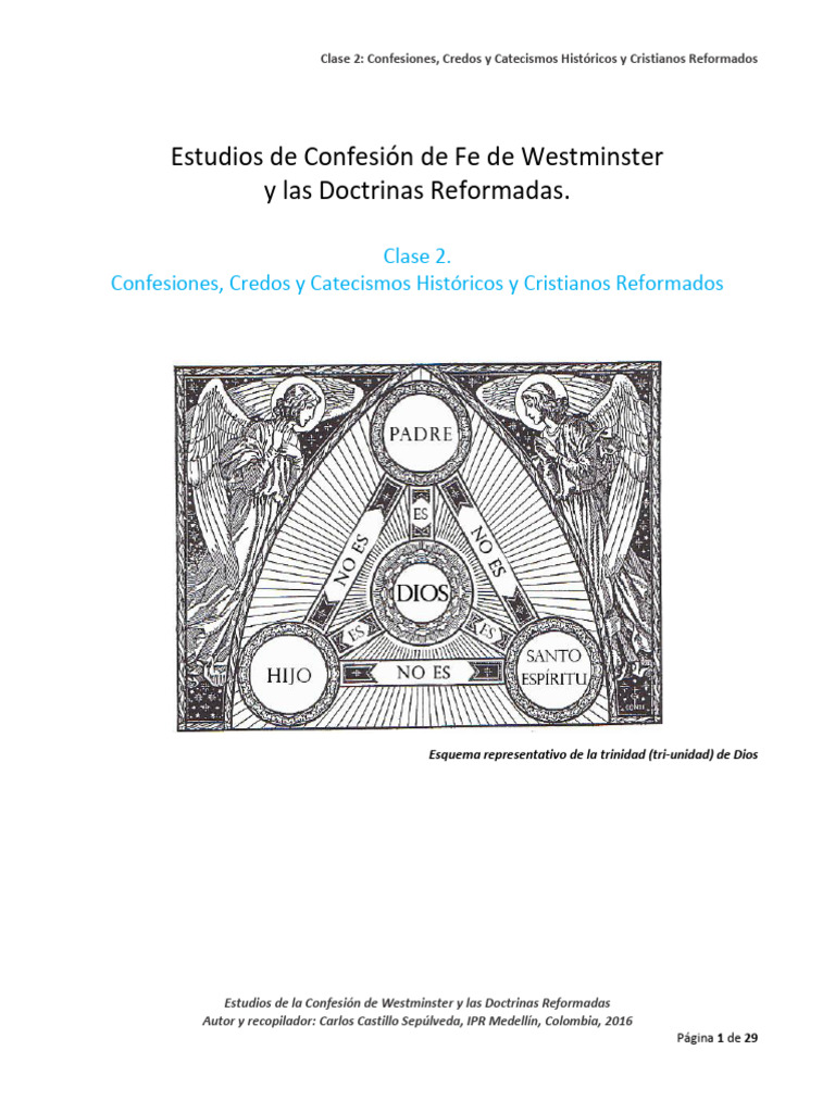 Estudios_de_Confesion_de_Fe_de_Westminst | PDF | espíritu Santo | Trinidad