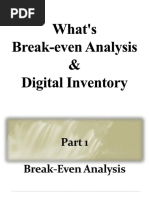 Top 8 Problems On Break-Even Analysis (With Solution) | PDF | Marketing ...