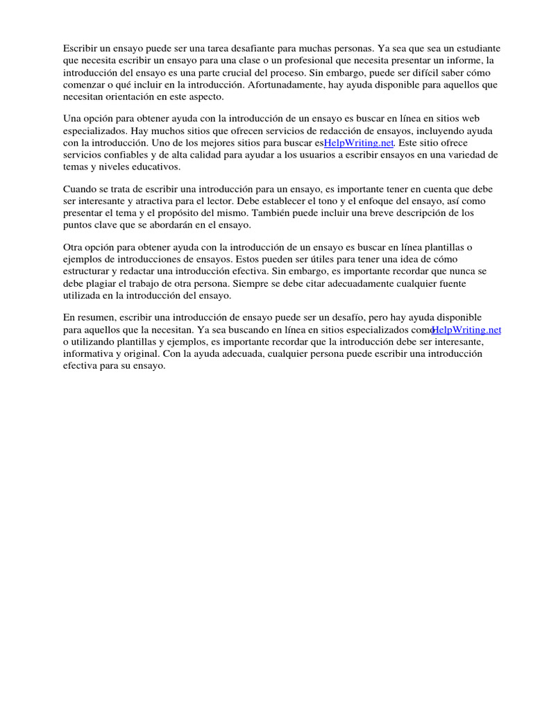 Guía para Introducciones de Ensayos | PDF | Ensayos | Las artes