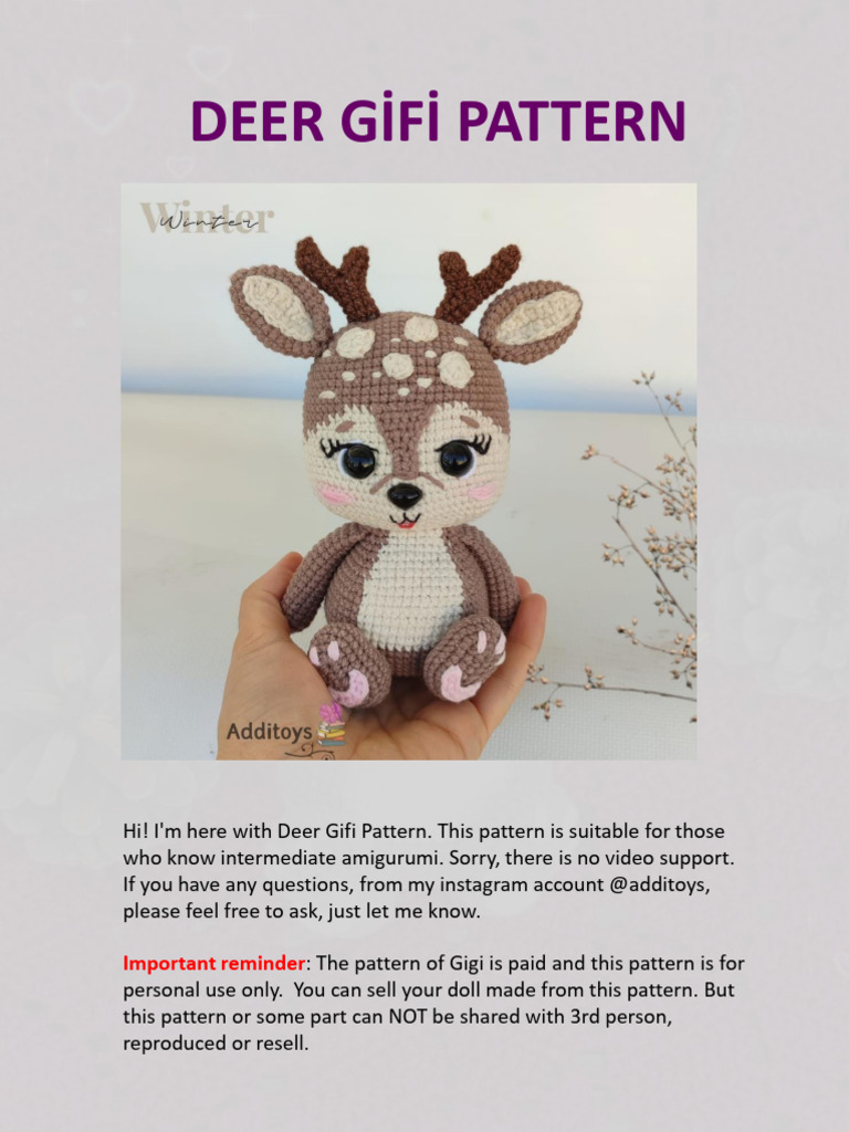 Gifi 1 PDF | PDF | Crochet | Yarn