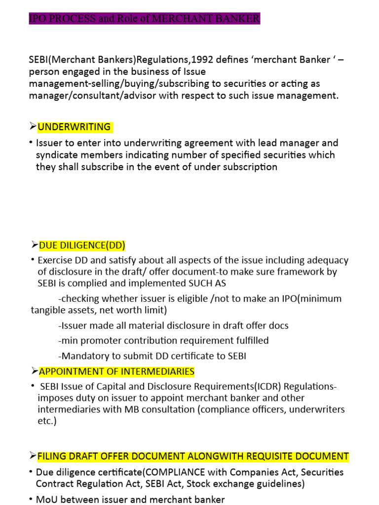 ipo process and book building | PDF | Securities (Finance) | Initial ...
