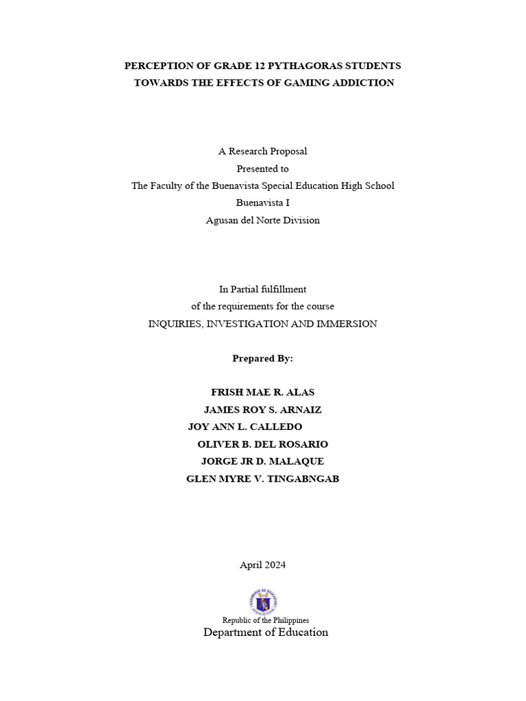 Perception of Grade 12 Pythagoras Students | PDF | Motivation | Motivational