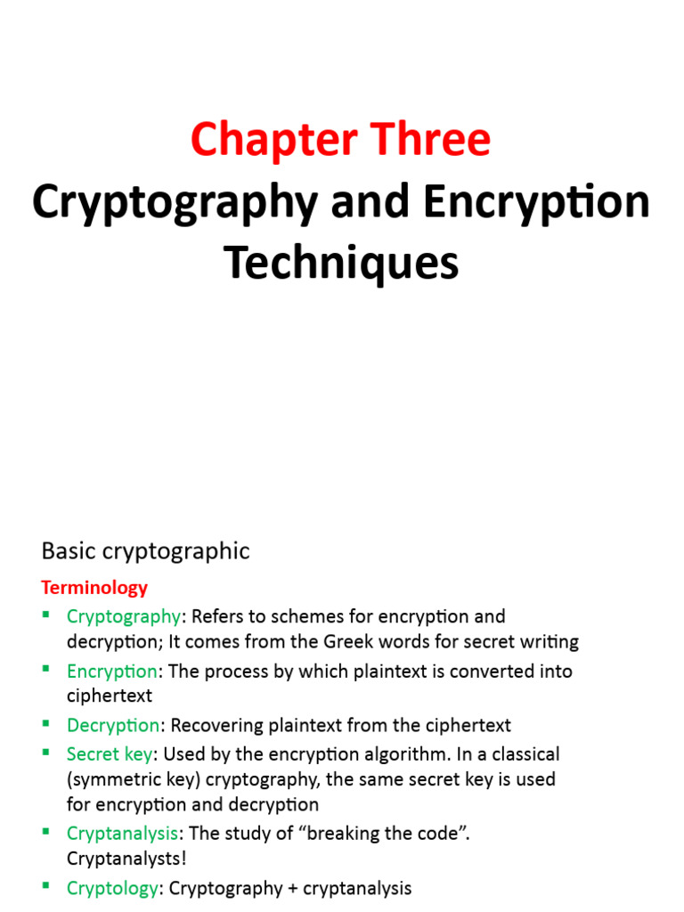 Computer Security (Chapter-3) | PDF | Public Key Cryptography | Cryptography