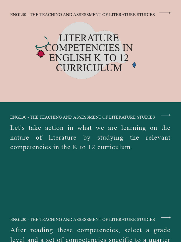 K-12 Literature Competencies Guide | PDF | Genre | Creative Nonfiction