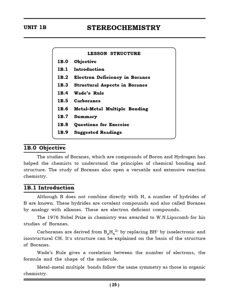MSC Chemistry Paper-II Unit-1B | PDF | Molecular Orbital | Chemical Bond