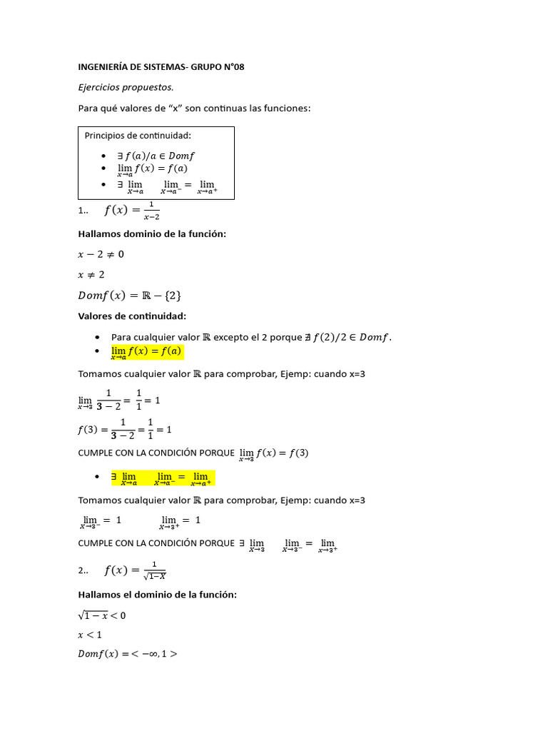 Grupo 08 - Ingenieria de Sistemas | PDF | Ingeniería