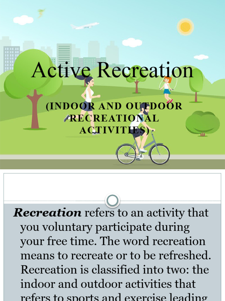 PE Module 2 Active Recreation Indoor and Outdoor | PDF | Physical ...