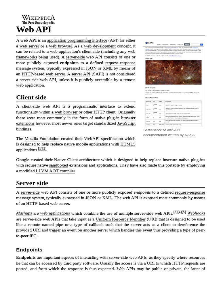 Web_API | PDF | Software | Software Engineering