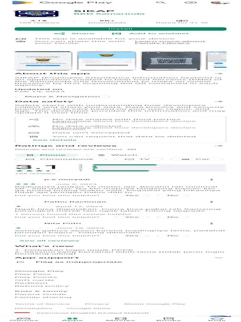 SIKAP - Apps on Google Play | PDF | Google Play | Mobile App