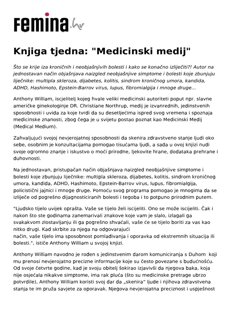 Medicinski Medij | PDF