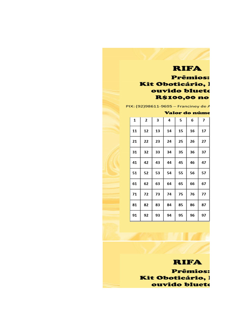 Rifas Mily | PDF